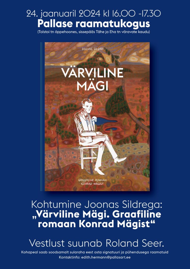 Kohtumine Joonas Sildrega „Värviline Mägi. Graafiline romaan Konrad ...